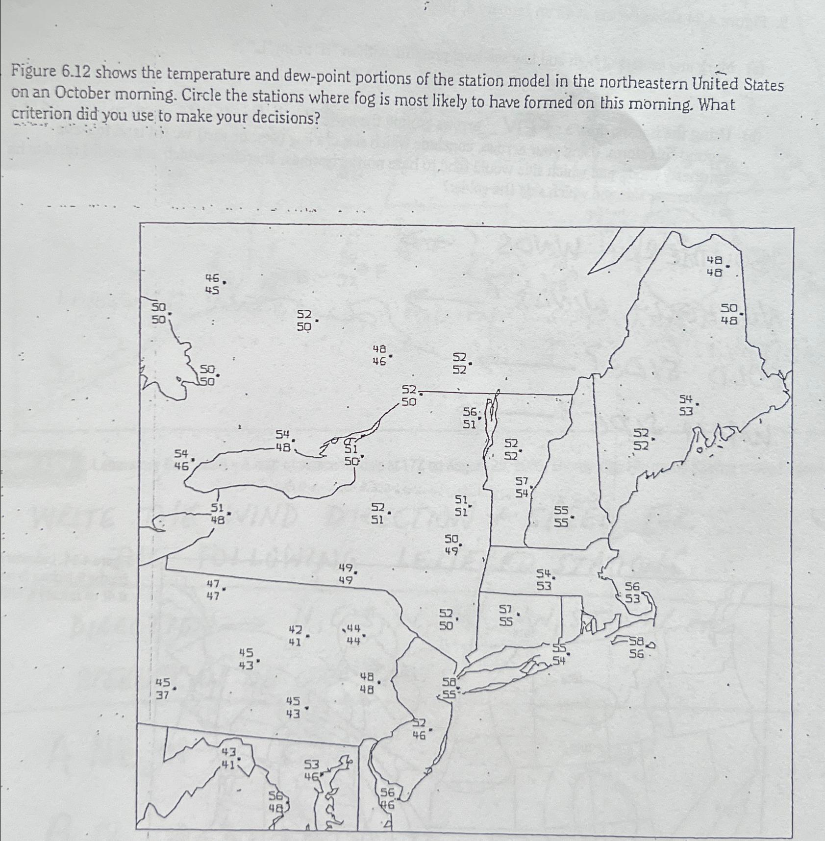 Solved Figure 6.12 ﻿shows the temperature and dew-point | Chegg.com
