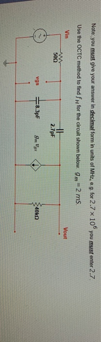 Solved Note: you must give your answer in decimal form in | Chegg.com