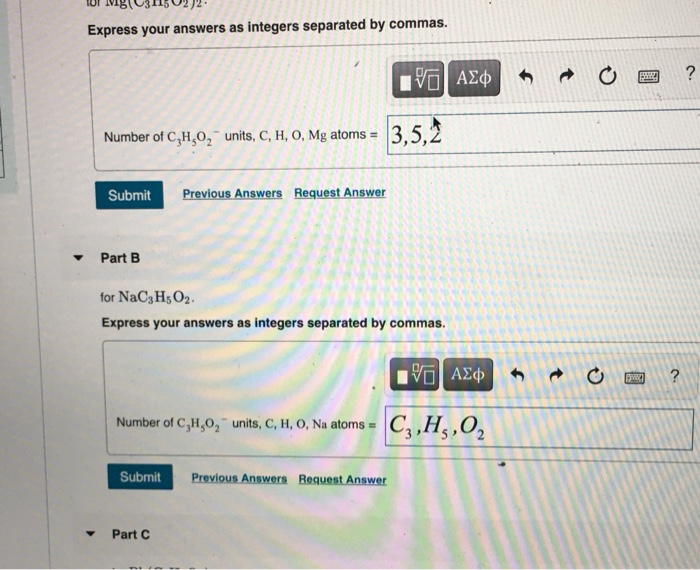 Solved Express your answers as integers separated by commas. | Chegg.com