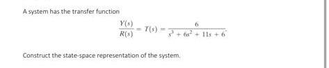 Solved A system has the transfer function | Chegg.com