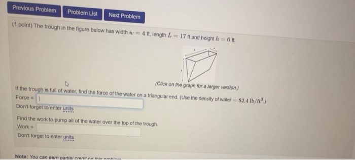 Solved Previous Problem Problem List Next Problem (1 point) | Chegg.com