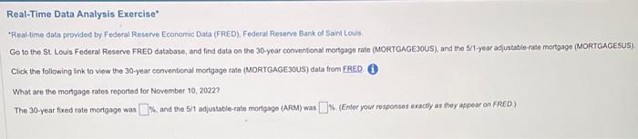 Solved Real-Time Data Analysis Exercise +ReaLtime dala | Chegg.com
