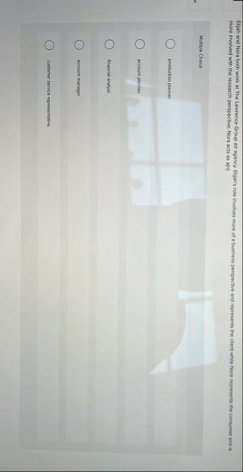 Solved Cljah and Nora both work at The Lawrence Group ad | Chegg.com