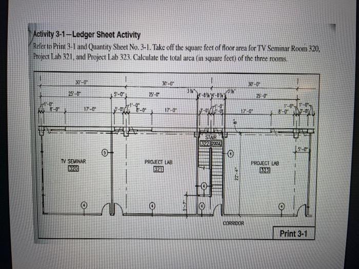 Solved Activity 3-1-Ledger Sheet Activity Referto Print 3-1 | Chegg.com