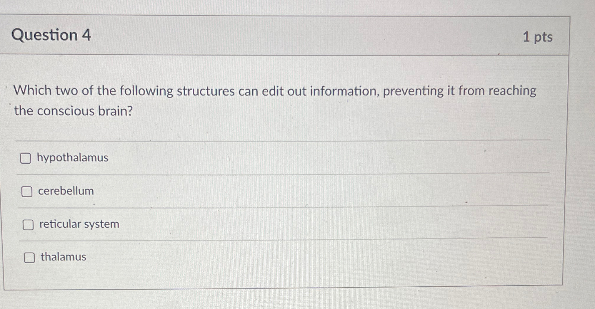 Solved Question 41 ﻿ptsWhich two of the following structures | Chegg.com