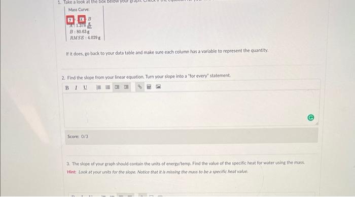 Solved 1. Use this table and graph to collect and analyze | Chegg.com