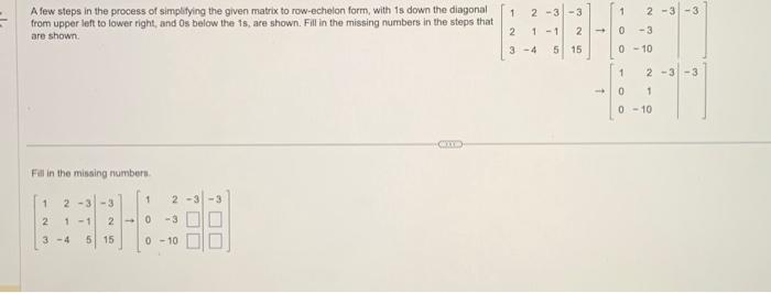 Solved A few steps in the process of simplifying the given | Chegg.com