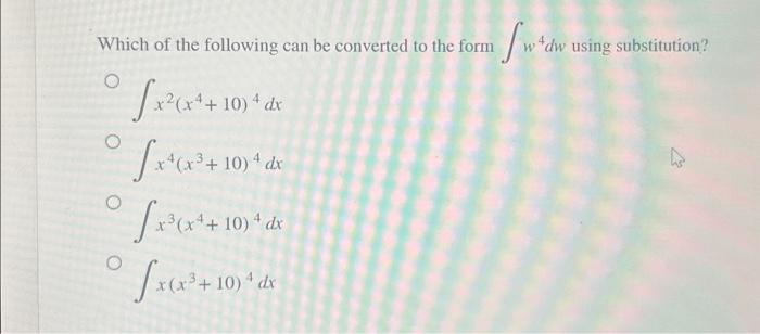 Solved Which of the following can be converted to the form | Chegg.com