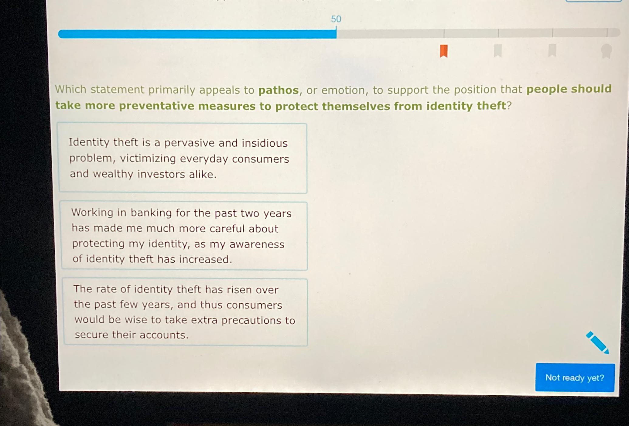 Solved 50Which statement primarily appeals to pathos, or | Chegg.com