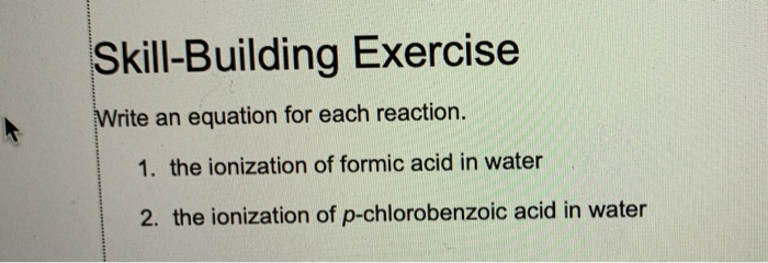 Solved Skill-Building Exercise Write an equation for each | Chegg.com