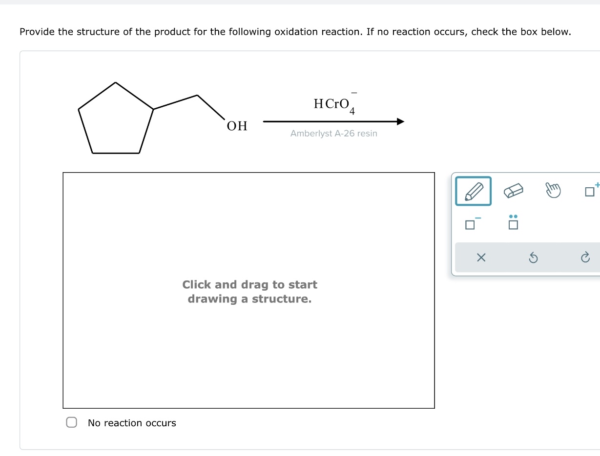 Solved Provide the structure of the product for the | Chegg.com