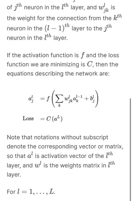 Solved One Of The Key Steps For Training Multi Layer Neural