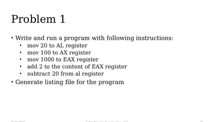 Solved Write And Run A Program With Following 
