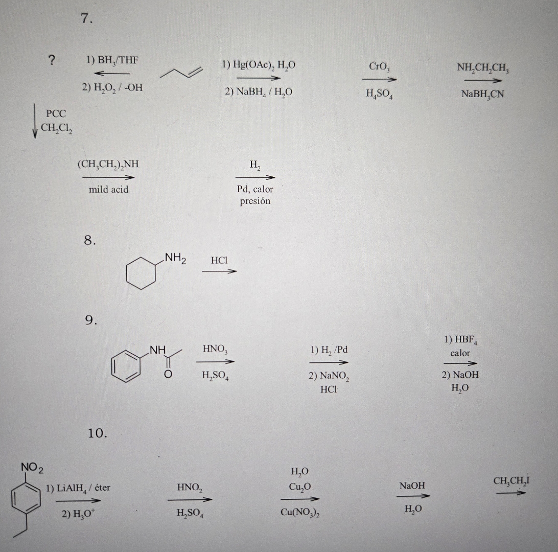 Solved ح OONSO4→HNO3H2Pd→?2NaNO2 ﻿HClHBF4 ﻿calorNaOH | Chegg.com