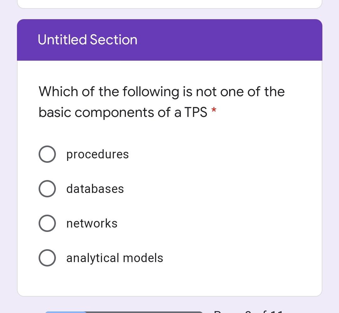 Solved Untitled Section Identify the missing TPS basic | Chegg.com