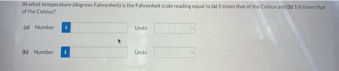 Solved At what temperature (degrees Fahrenheit) is the | Chegg.com