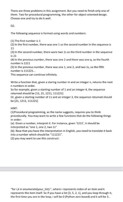 Solved There are three problems in this assignment. But you | Chegg.com