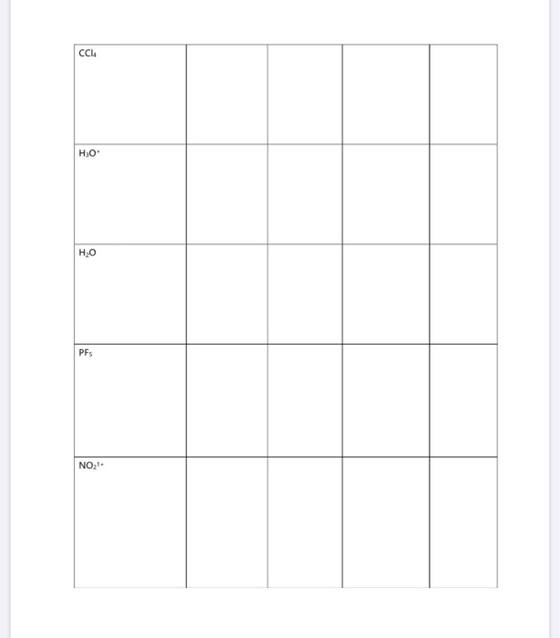 Solved Bond Lengths Chemical Formula Lewis Structure Drow | Chegg.com
