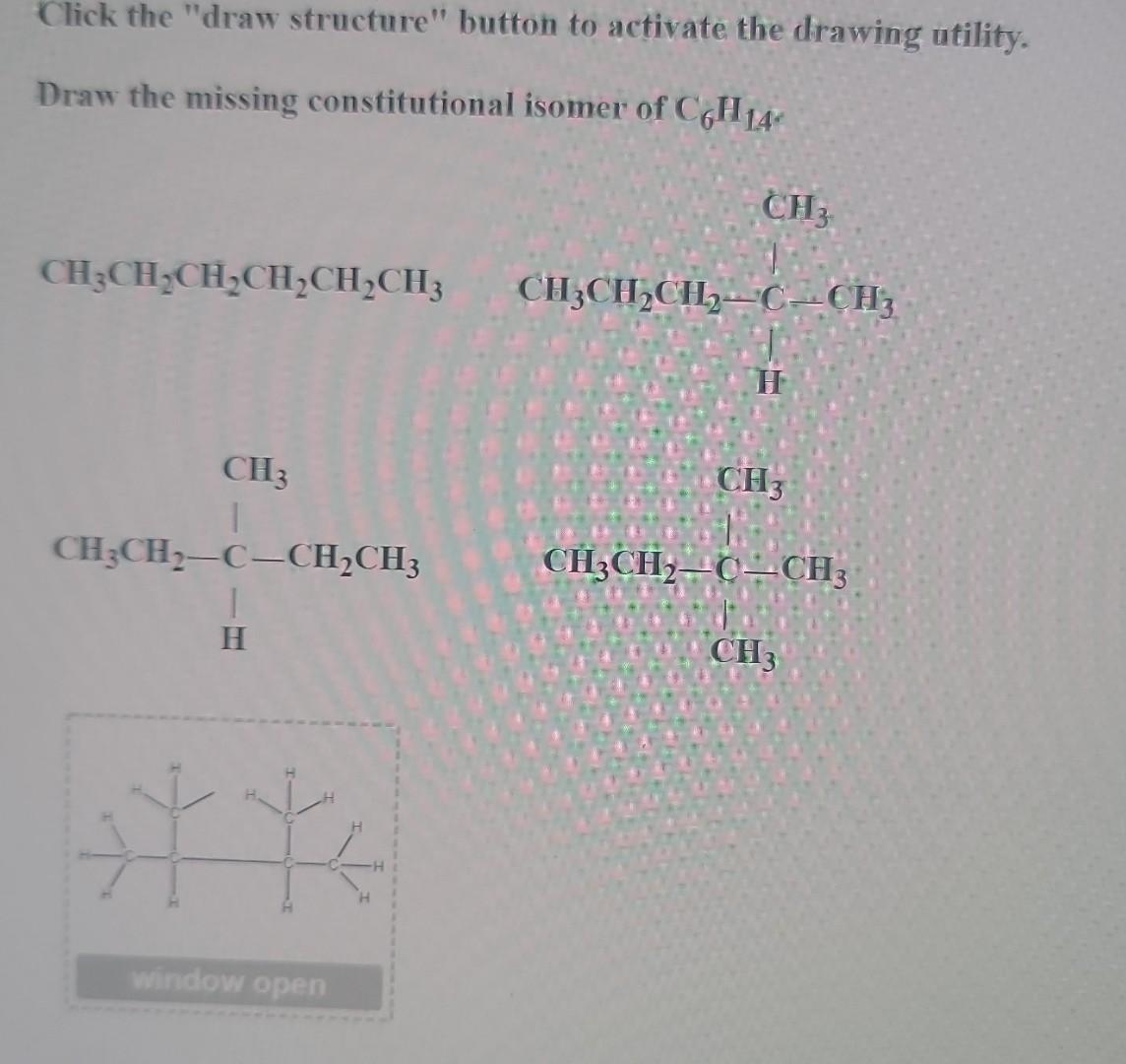 Solved Click the "draw structure" button to activate the | Chegg.com