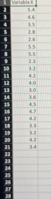 Solved The accompanying data file contains 20 observations | Chegg.com
