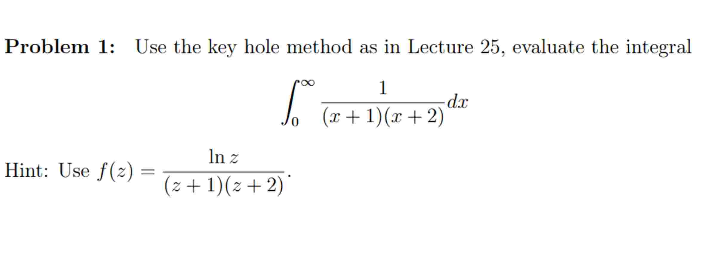 Solved (Complex ﻿Analysis: for the following problem, please | Chegg.com