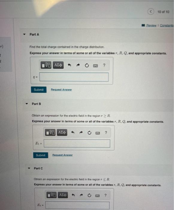 Solved dircheion ef charge tat a chargo telsty pe[r]. Part C | Chegg.com