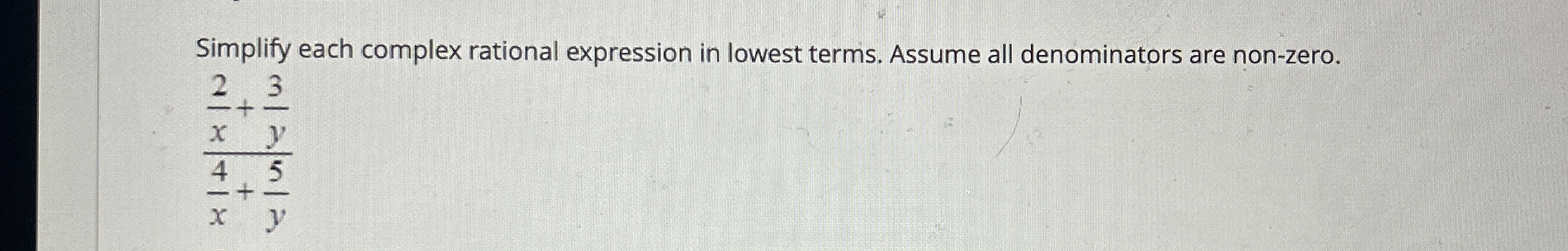 Solved Simplify each complex rational expression in lowest | Chegg.com
