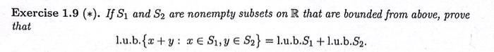 Solved Exercise 1.9(∗). If S1 and S2 are nonempty subsets on | Chegg.com
