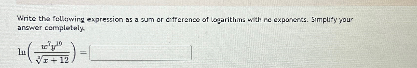 Solved Write the following expression as a sum or difference | Chegg.com