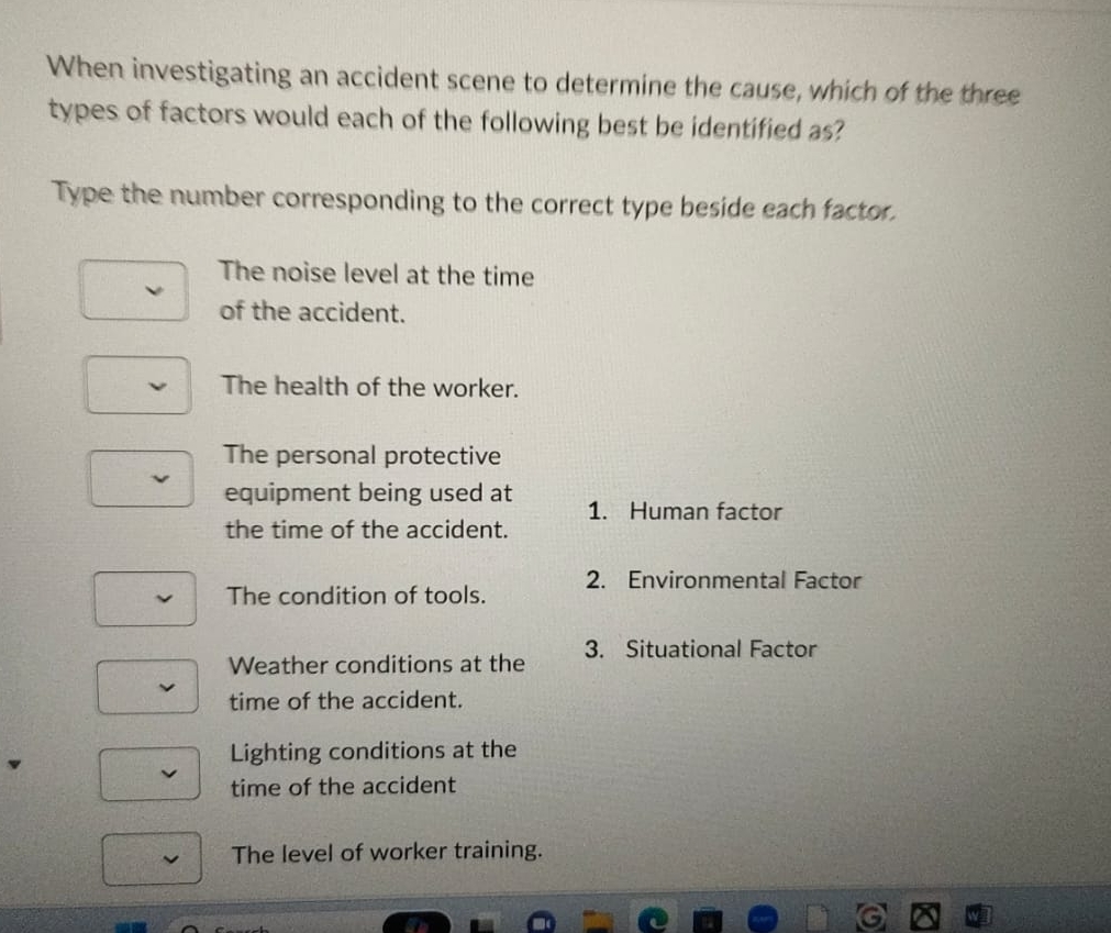 Solved When investigating an accident scene to determine the | Chegg.com