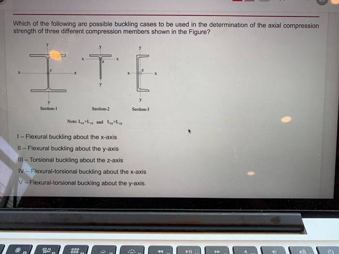 Solved Which of the following are possible buckling cases to | Chegg.com