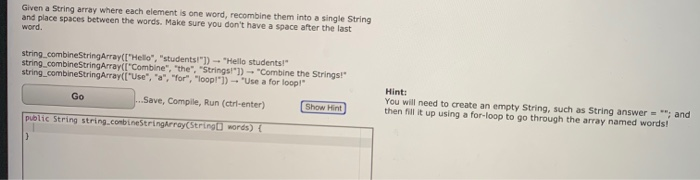 Solved (Using Java method — common mistake don’t call | Chegg.com