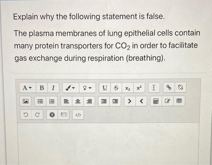 Solved Explain why the following statement is false. The | Chegg.com