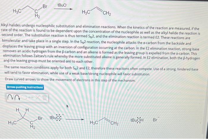 Solved Alkyl halides undergo nucleophilic substitution and | Chegg.com Solved Alkyl halides undergo nucleophilic substitution and | Chegg.com