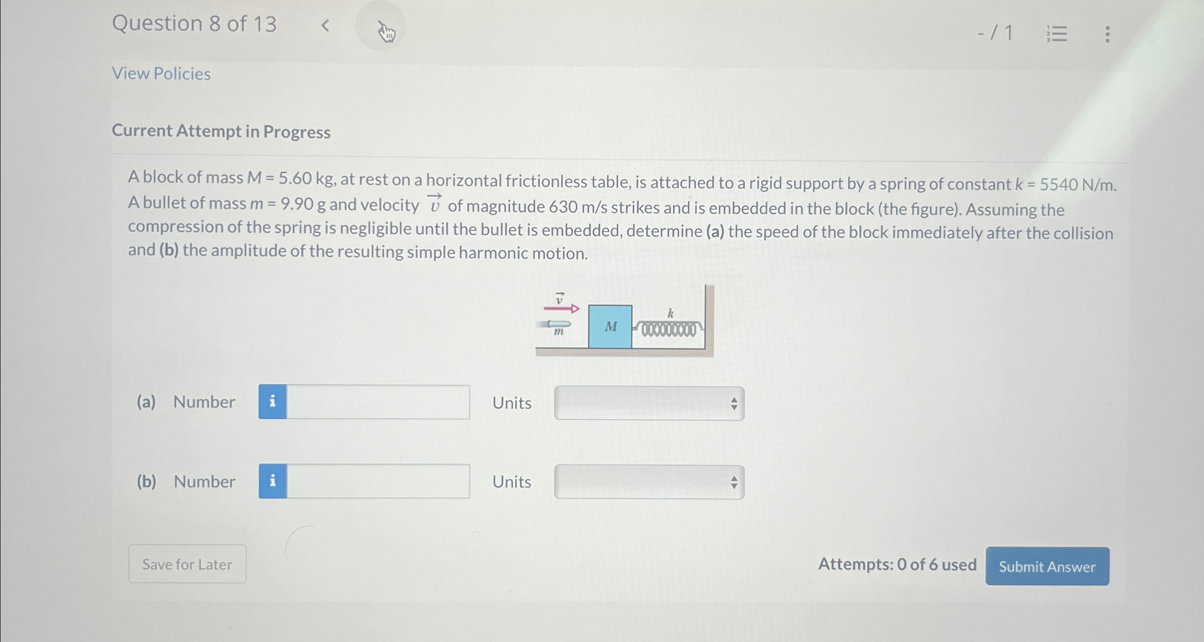 Solved Question 8 ﻿of 13View PoliciesCurrent Attempt in | Chegg.com