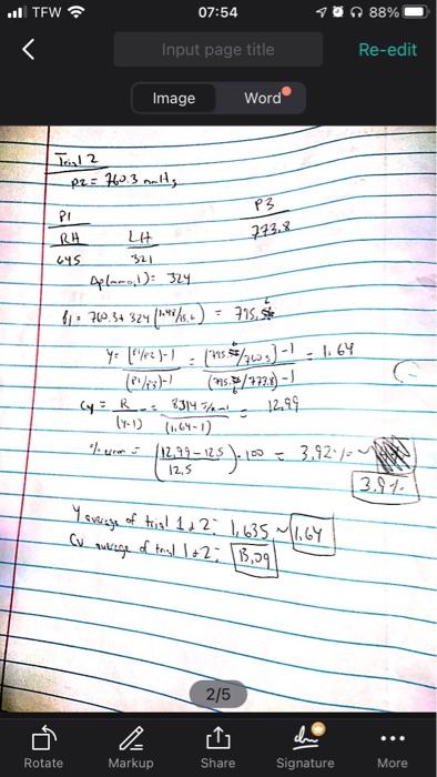 Solved calculate the propagation error of y due to | Chegg.com