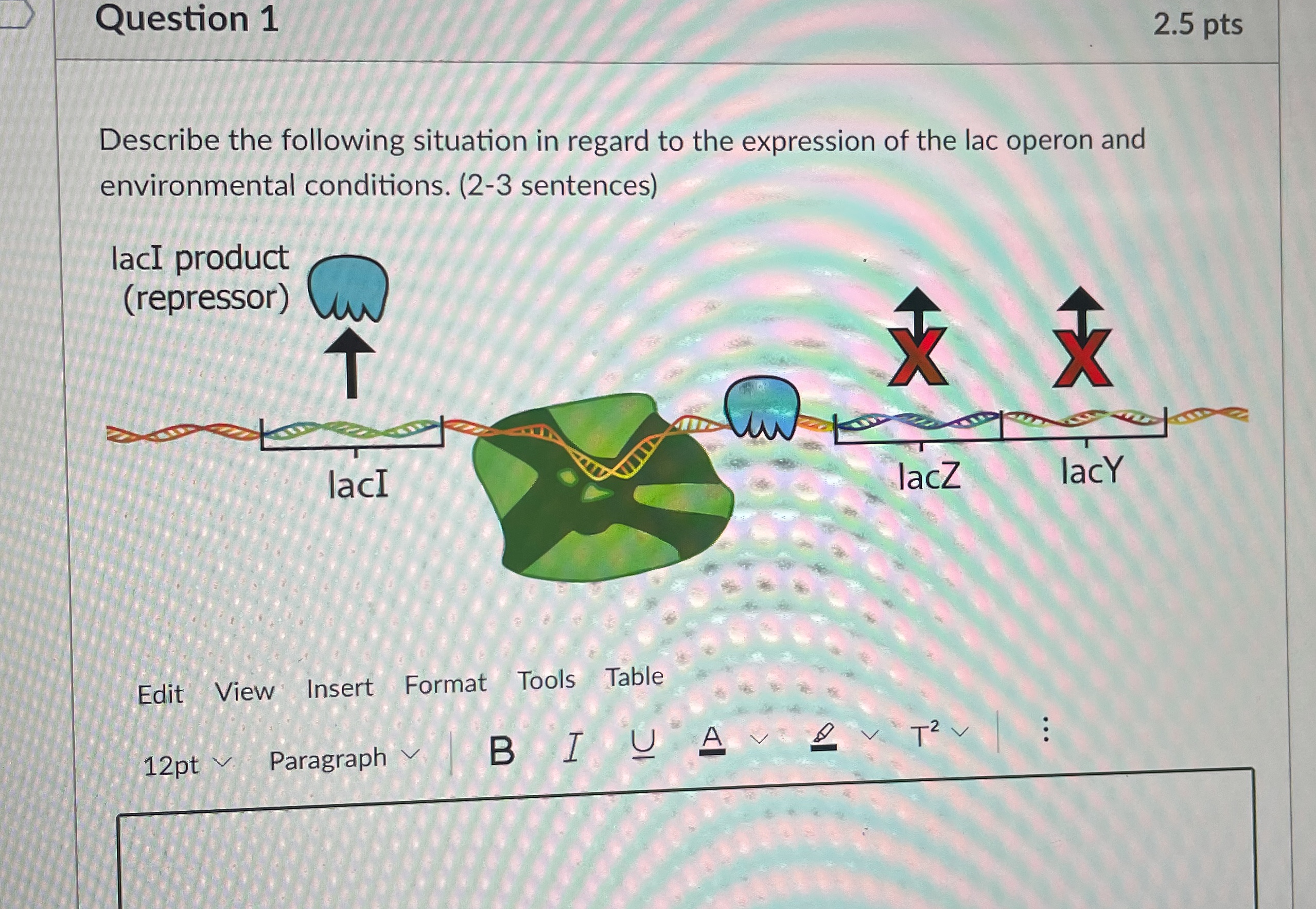 Solved Question 12.5 ﻿ptsDescribe the following situation in | Chegg.com