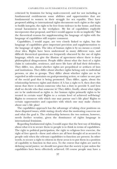 1. using quotes from the reading: How does Nussbaum | Chegg.com