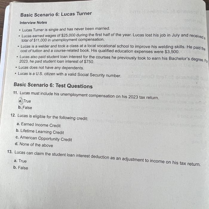 Solved Basic Scenario 3: Eric and Fiona Fisher Interview | Chegg.com