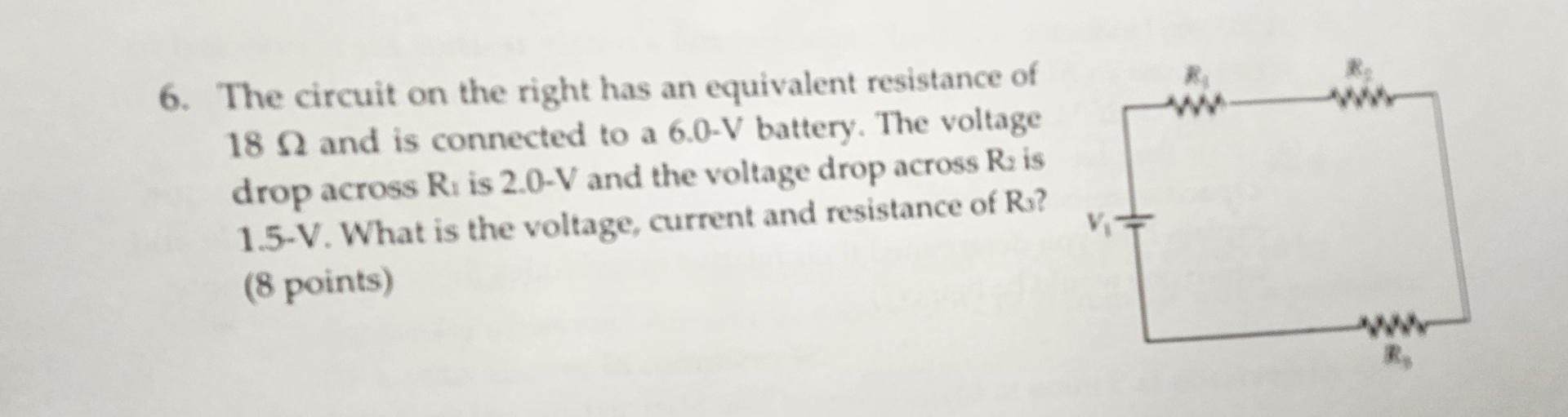 Solved The circuit on the right has an equivalent resistance | Chegg.com
