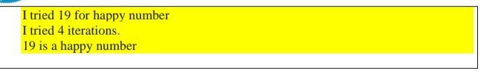Solved Happy Numbers: A number is called a happy number, if | Chegg.com