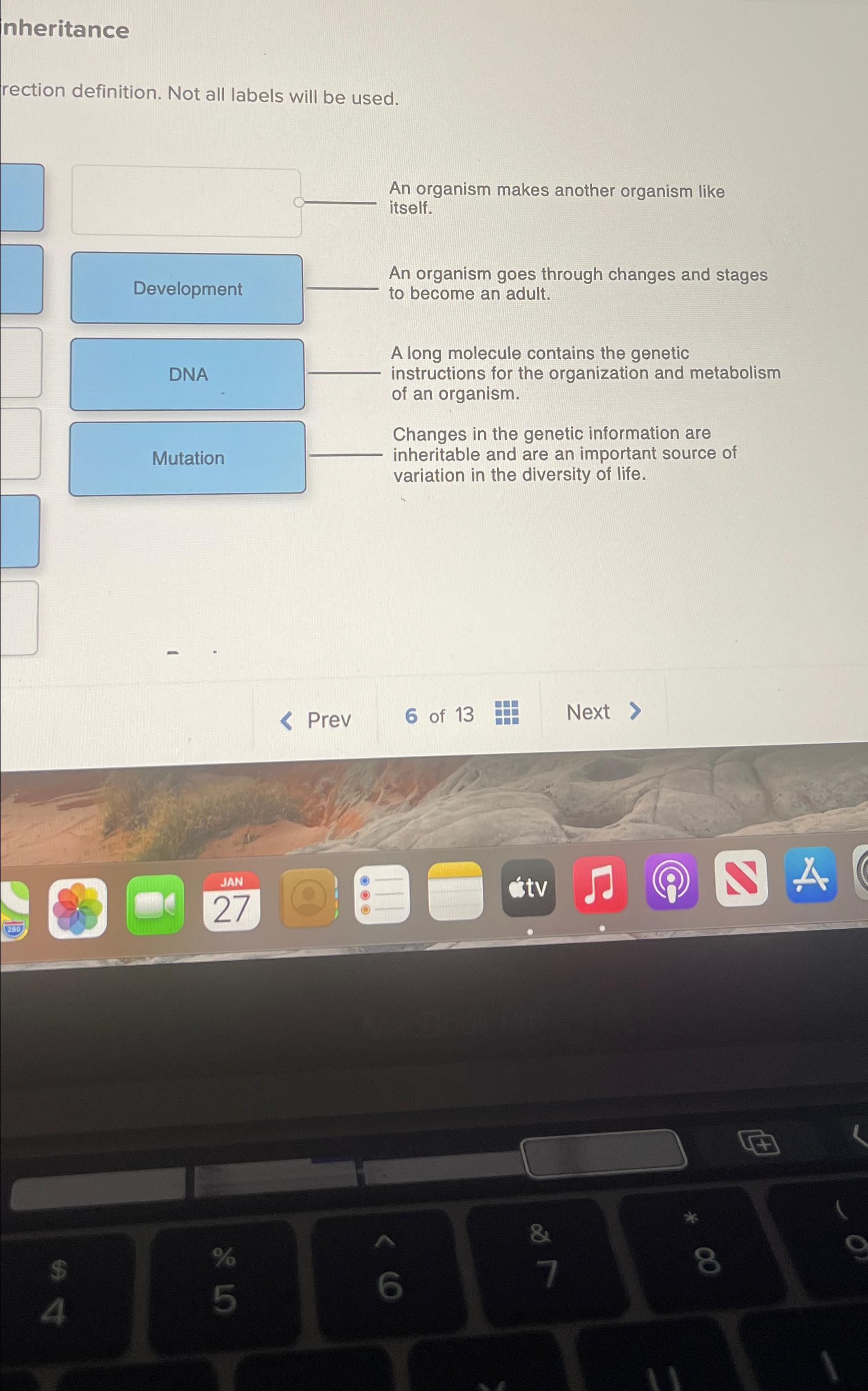 Solved inheritancerection definition. Not all labels will be | Chegg.com