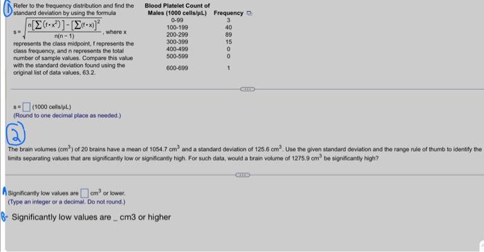 Solved Refer to the frequency distribution and find the | Chegg.com
