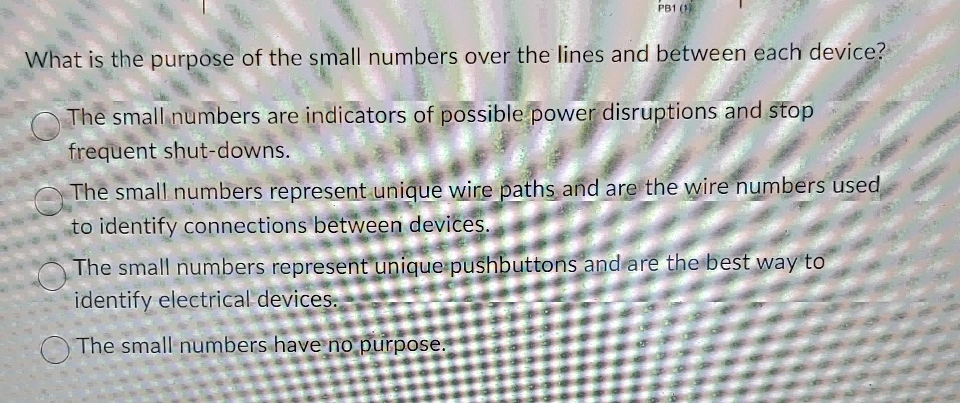 Solved What is the purpose of the small numbers over the | Chegg.com