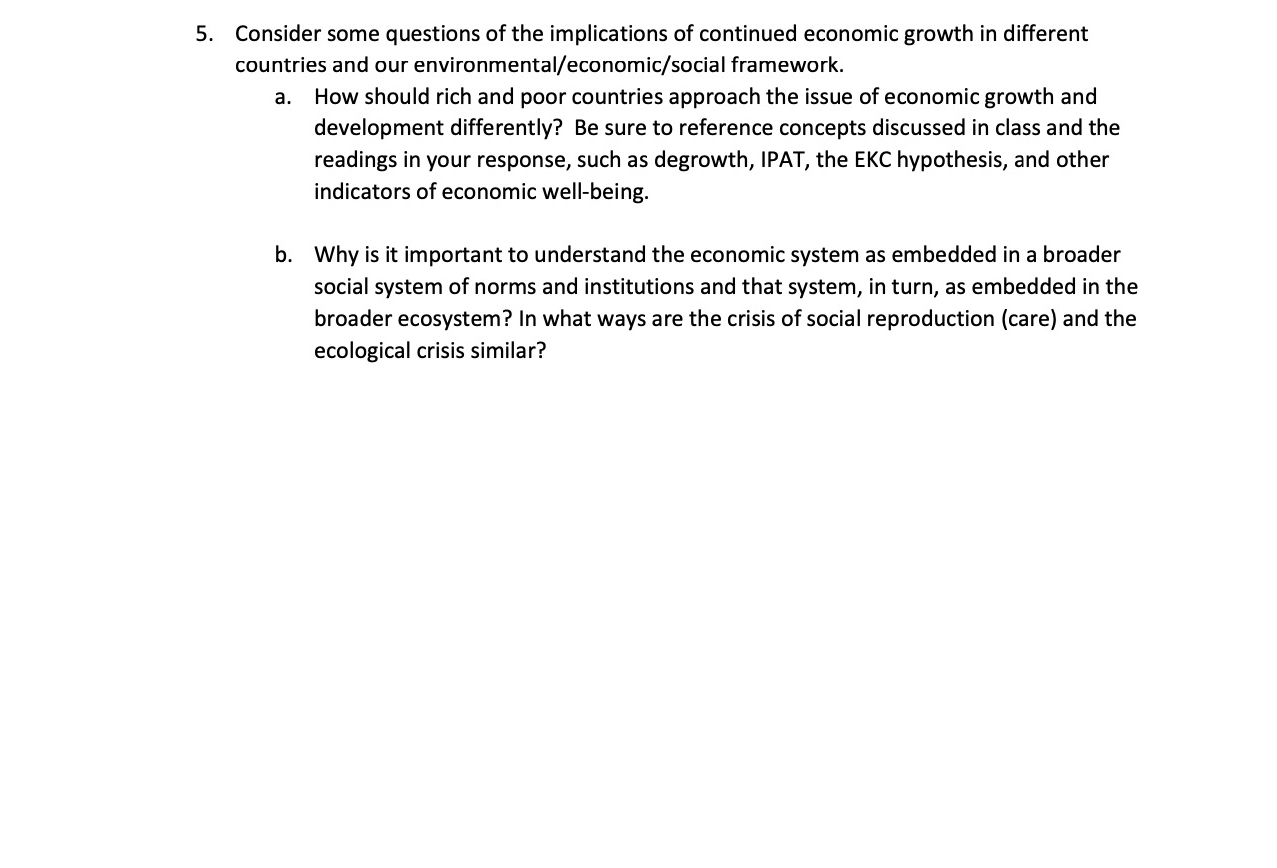 Solved Consider some questions of the implications of | Chegg.com