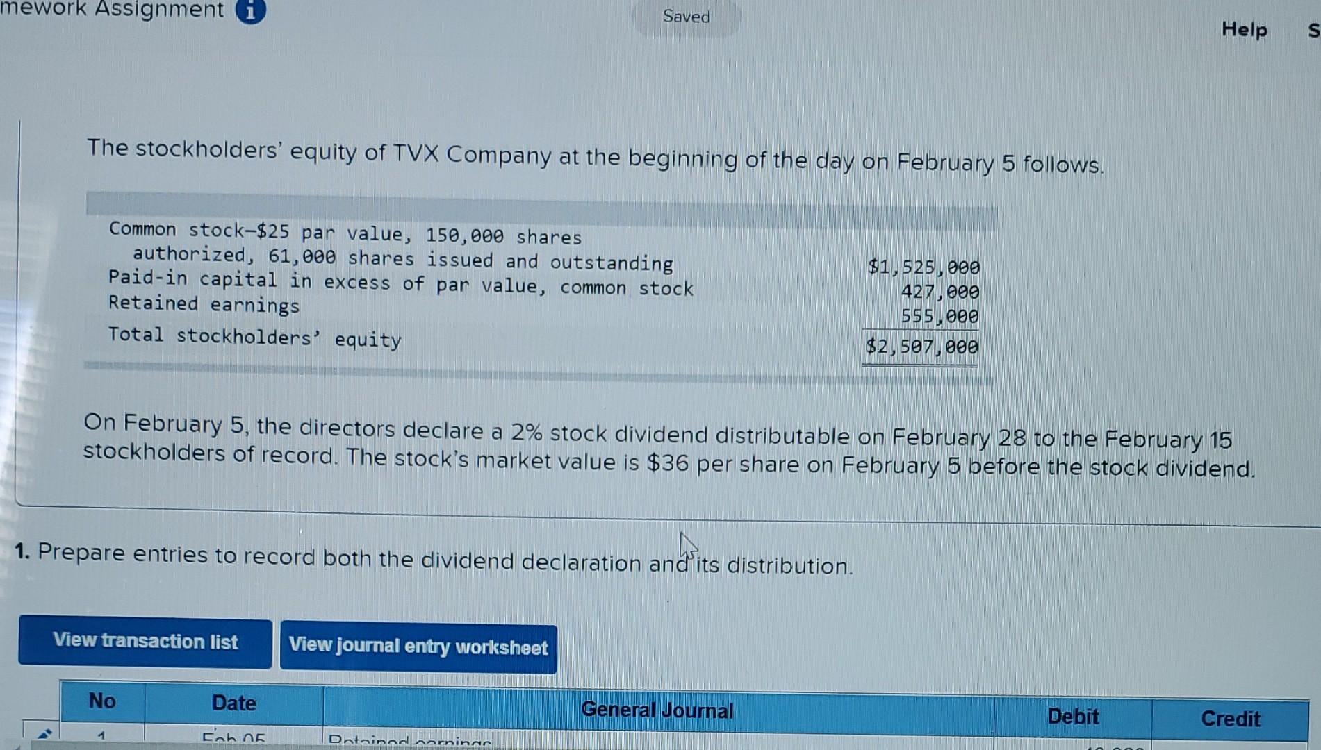Solved mework Assignment i Saved Help S The stockholders' | Chegg.com Solved mework Assignment i Saved Help S The stockholders' | Chegg.com