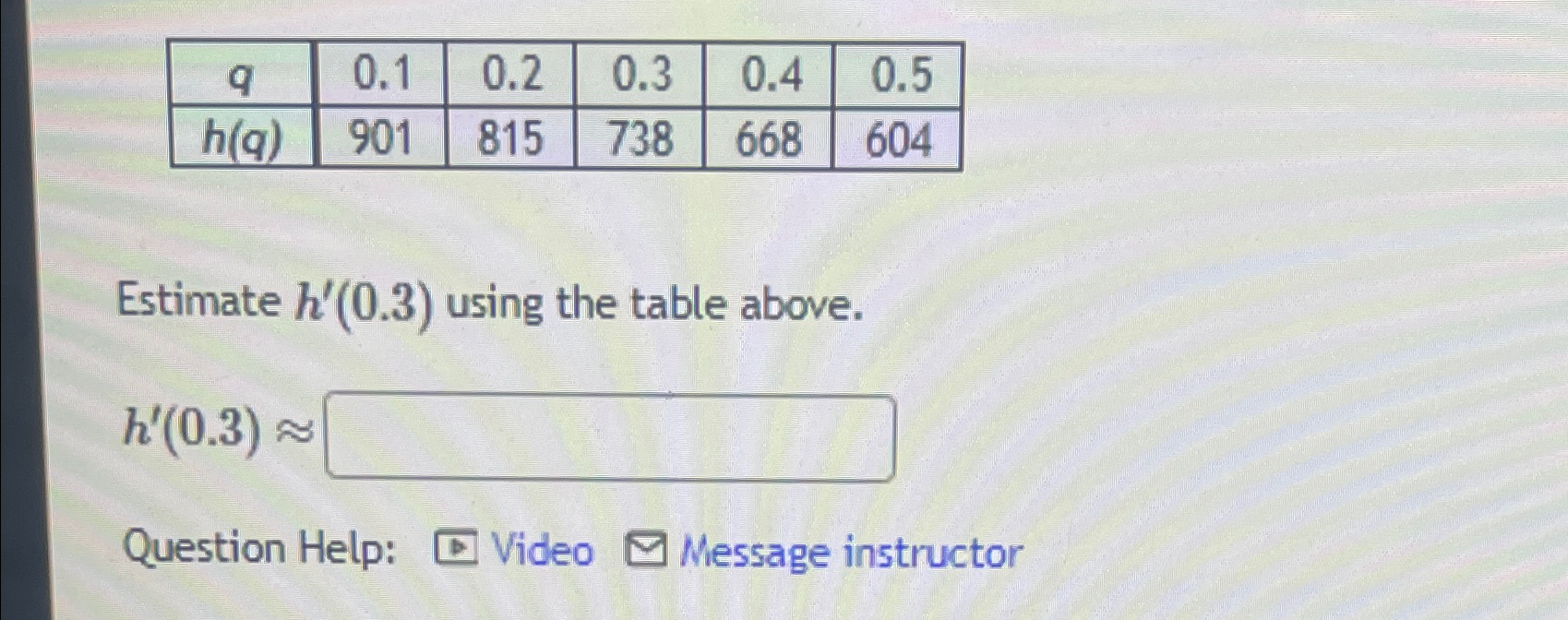 Solved Question | Chegg.com