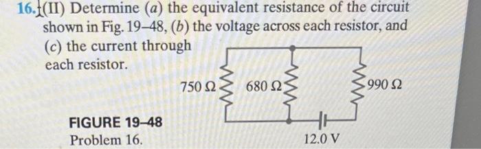 Solved FlGURE 19-48 Problem 16. | Chegg.com Solved FlGURE 19-48 Problem 16. | Chegg.com