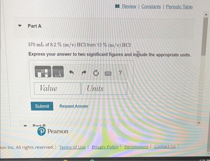Solved What is the initial volume, in milliliters, needed to | Chegg.com