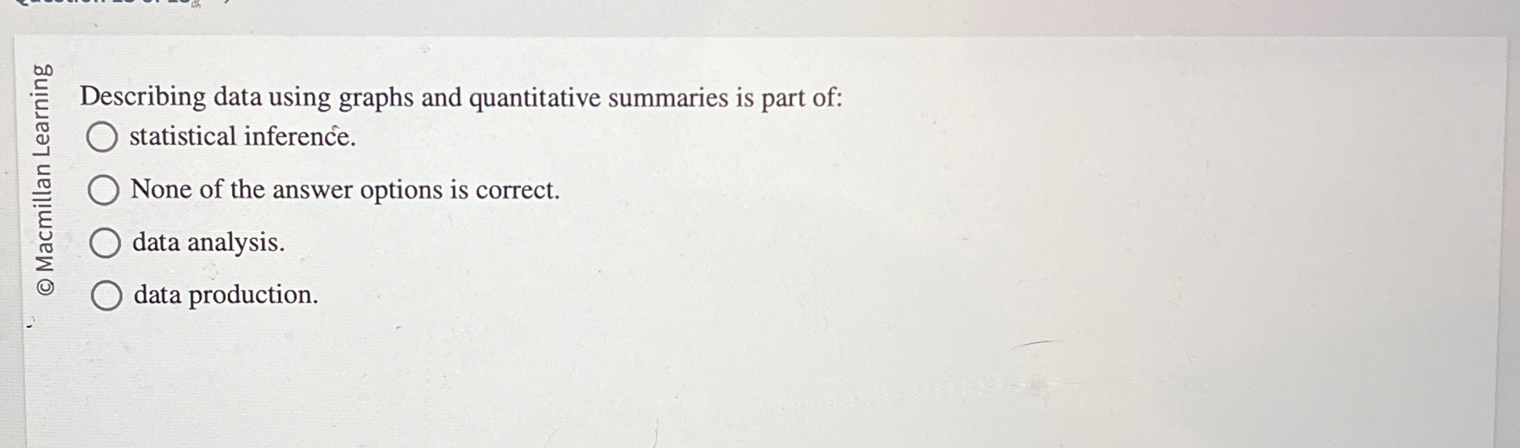 Describing data using graphs and quantitative | Chegg.com